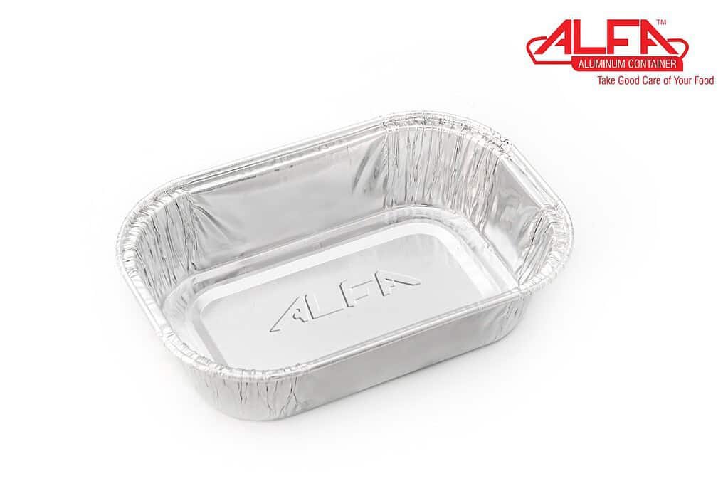 100 ml Disposable Aluminium Foil Container for Portion Packing